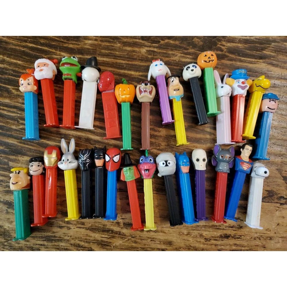 Vintage Bag Of Pez Containers(1980's) - Gem